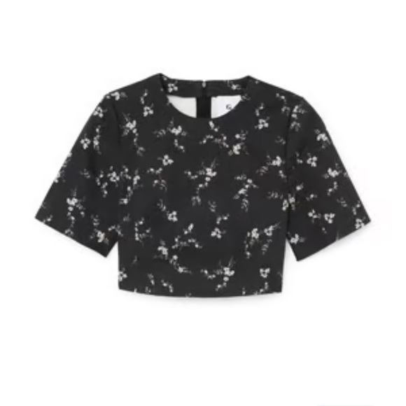 G label by GOOP | Tops | G Label By Goop Taz Short Sleeve Crop Top ...